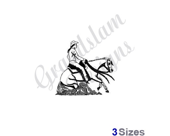 Rodeo Horse Machine Embroidery Design Embroidery Designs - Etsy