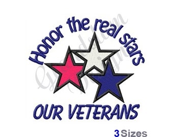 Veterans Honor Machine Embroidery Design | Etsy