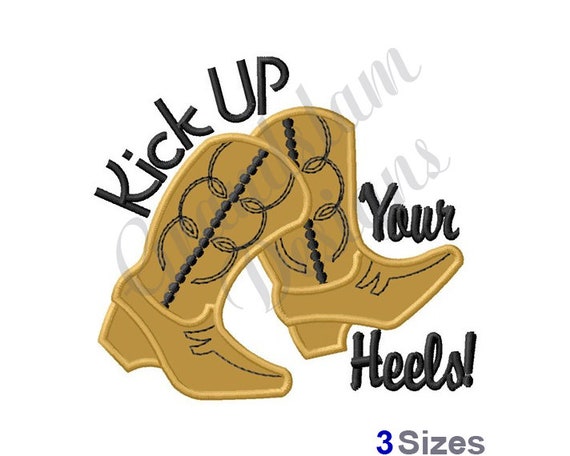 Kicking Boot Clip Art