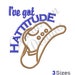 Cowboy Hattitude Outline - Machine Embroidery Design - Etsy