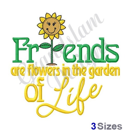 Friends 2 Machine Embroidery Design - Etsy