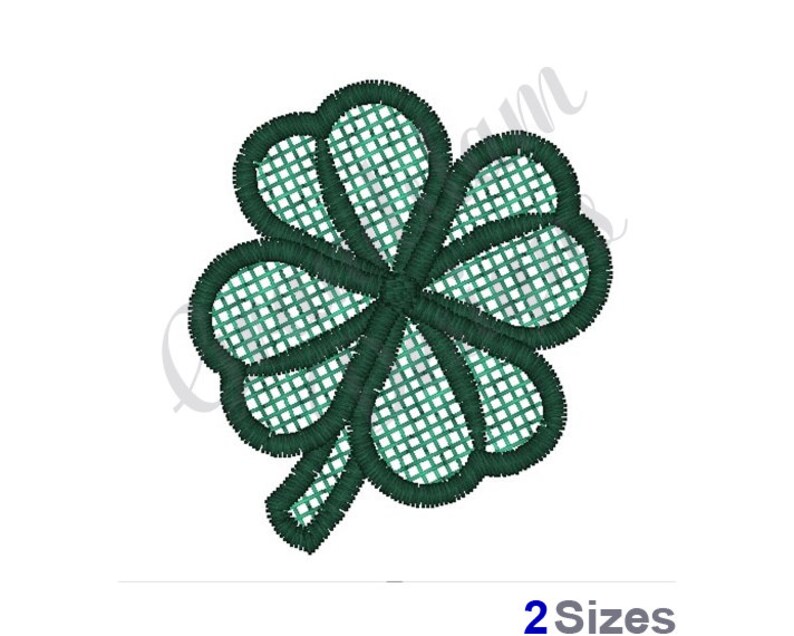 Free Standing Lace Shamrock - Machine Embroidery Design - Etsy