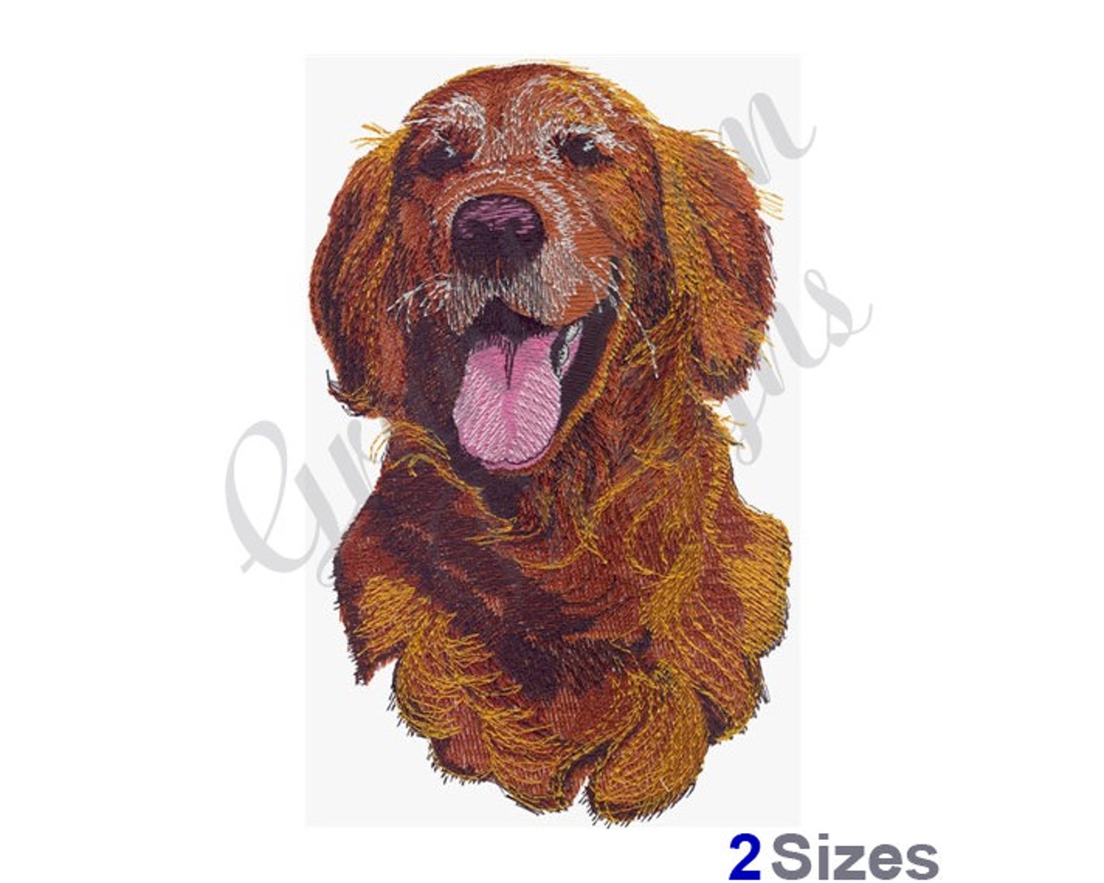 Golden Retriever machine Embroidery Design, Embroidery Designs, Machine ...