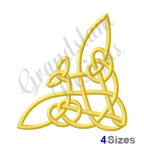 Trinity Knot Applique Embroidery Design Celtic Applique - Etsy