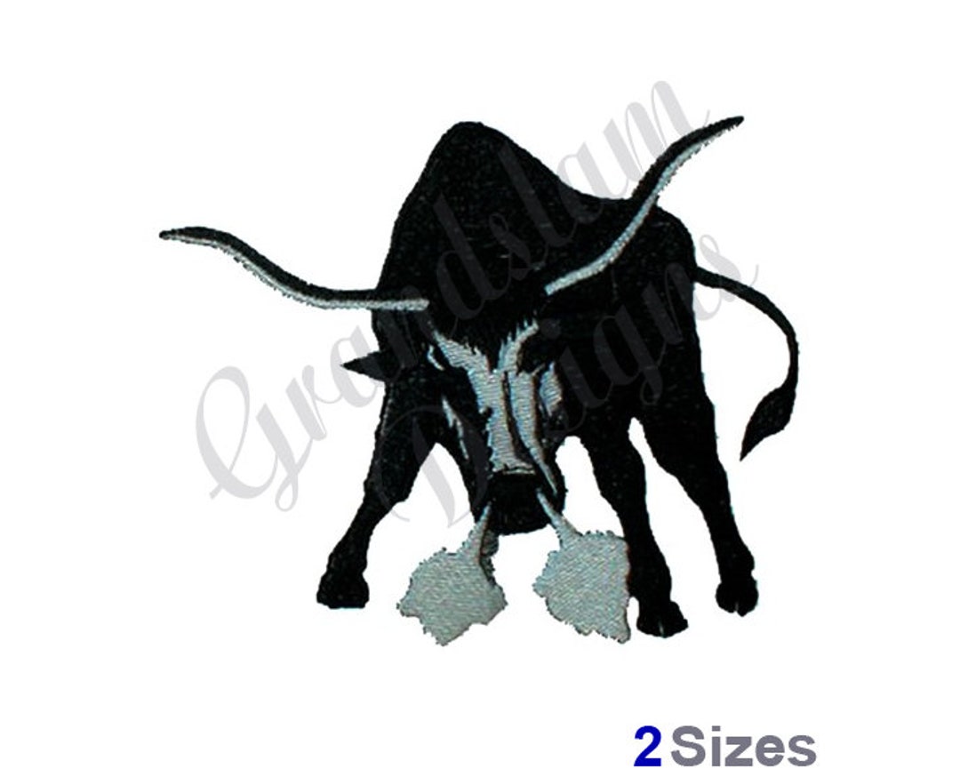 Longhorns Bull - Machine Embroidery Design, Embroidery Designs, Machine ...