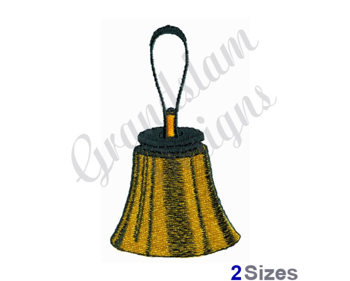 Handbell Machine Embroidery Design - Etsy