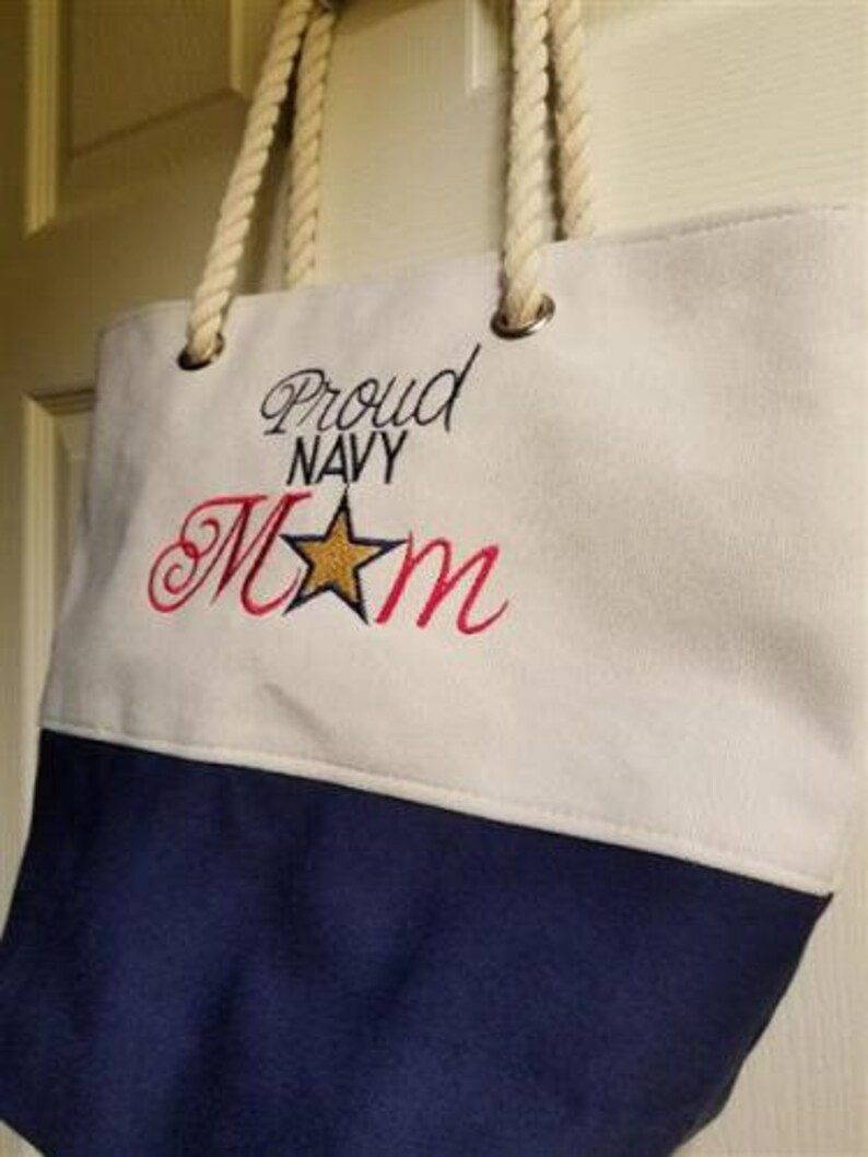 Proud Navy Mom Machine Embroidery Design - Etsy