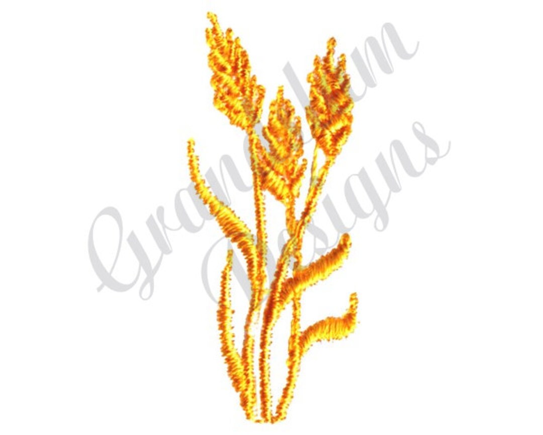 Wheat - Machine Embroidery Design - Etsy