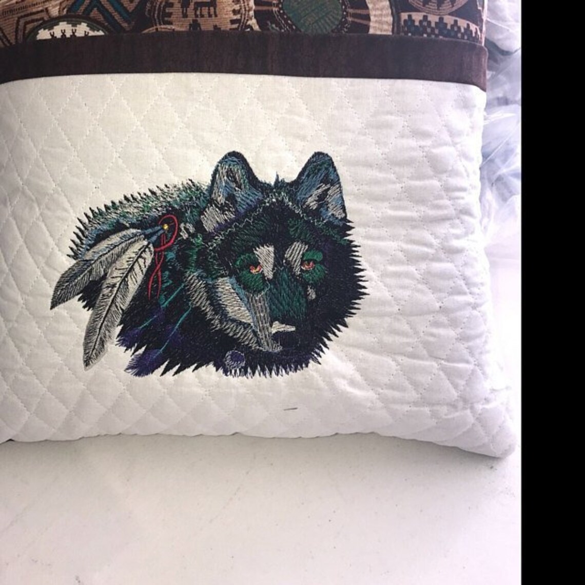 Wolf Machine Embroidery Design | Etsy