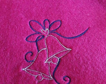 Wedding Bells Border Machine Embroidery Design | Etsy