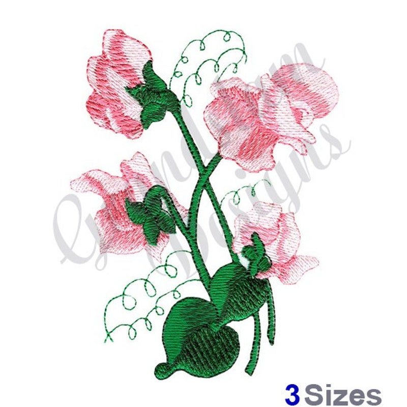 Sweet Pea Embroidery - Etsy Canada