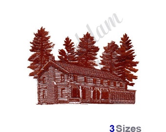 Welcome to Our Cabin Machine Embroidery Design - Etsy