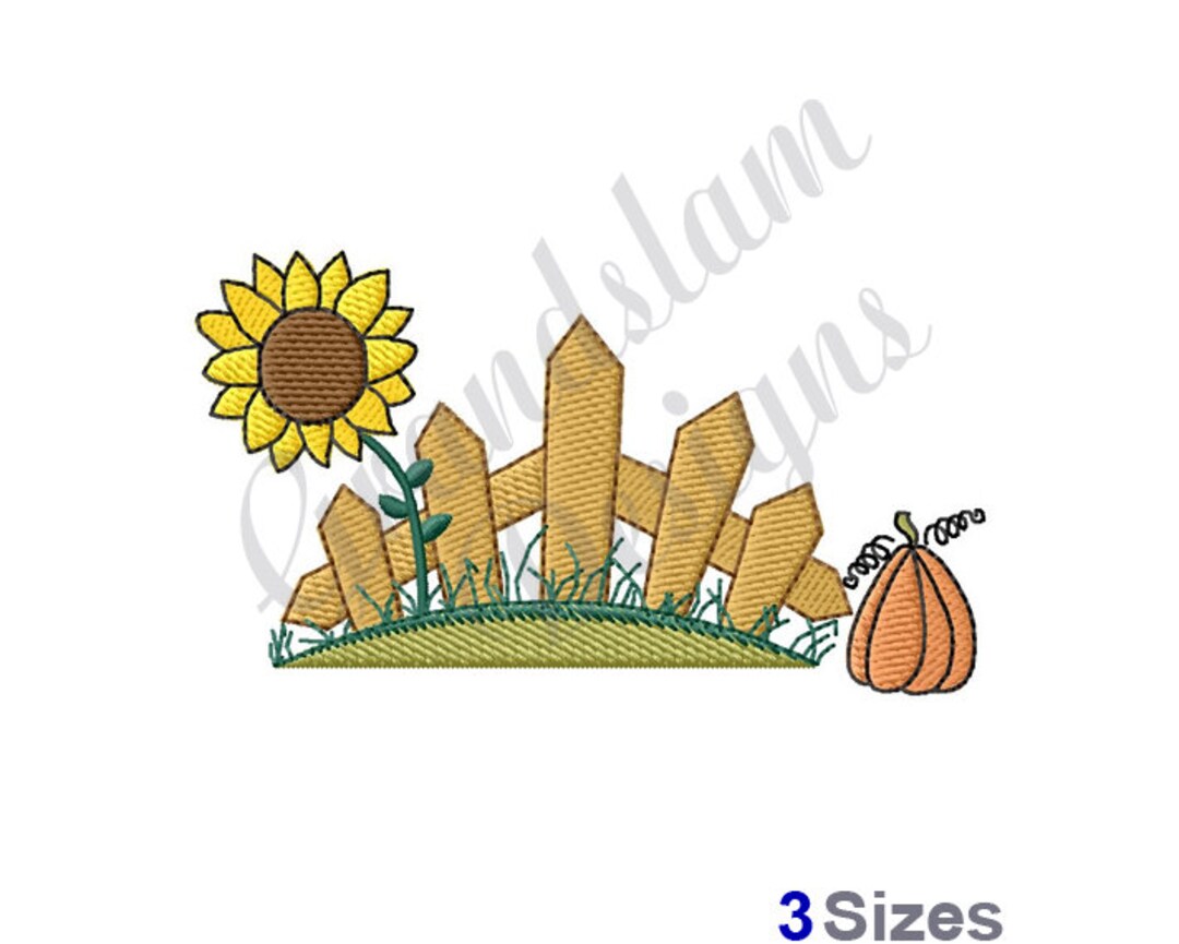 Fall Scene - Machine Embroidery Design, Embroidery Designs, Machine ...