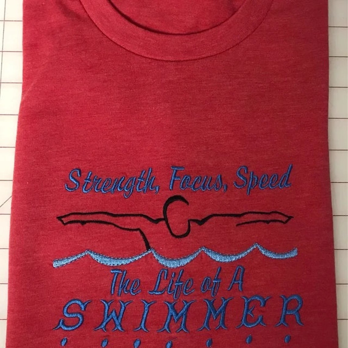 Swimming Outline - Machine Embroidery Design - Etsy