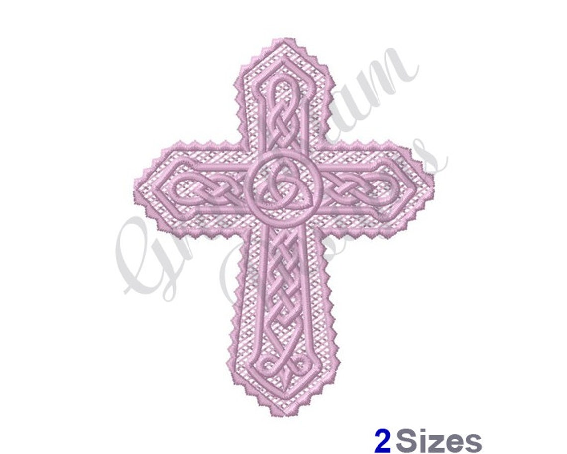 Fsl Cross Machine Embroidery Design - Etsy