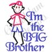 Big Brother Outline Machine Embroidery Design - Etsy