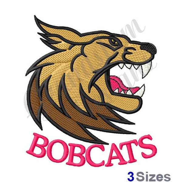 Bobcat Embroidery Design - Etsy