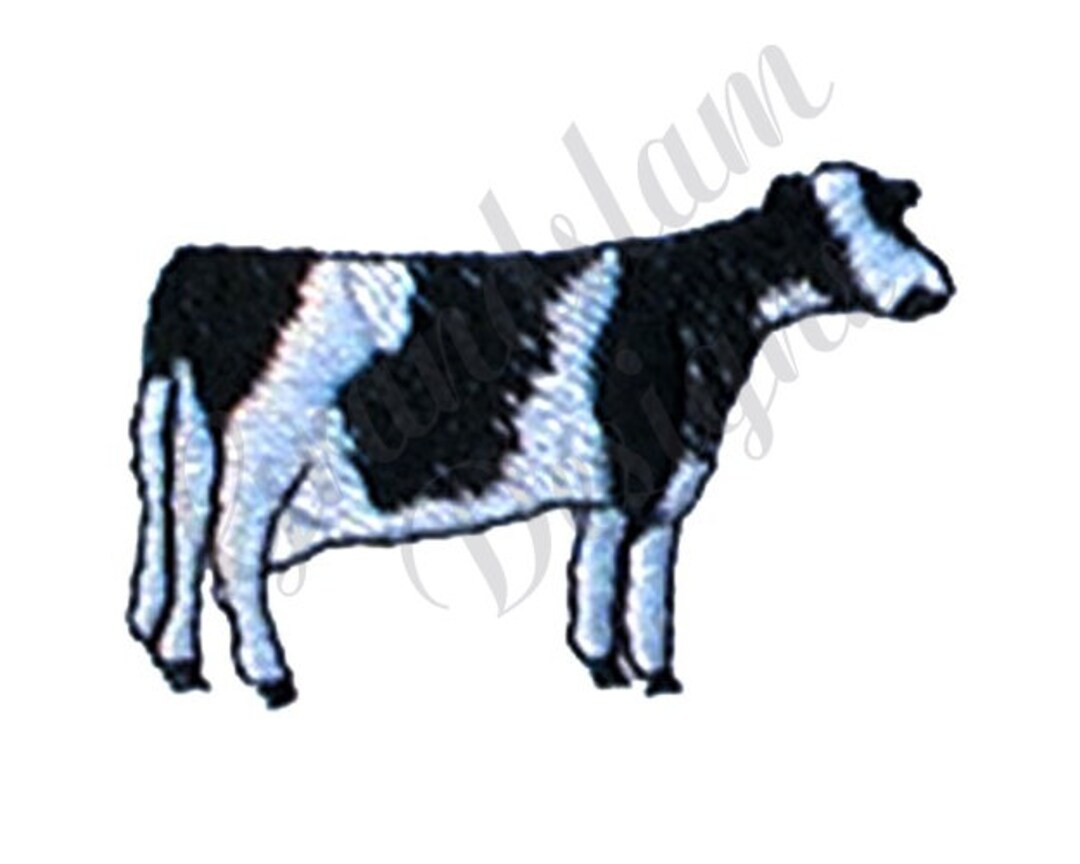 Holstein Milk Cow - Machine Embroidery Design - Etsy