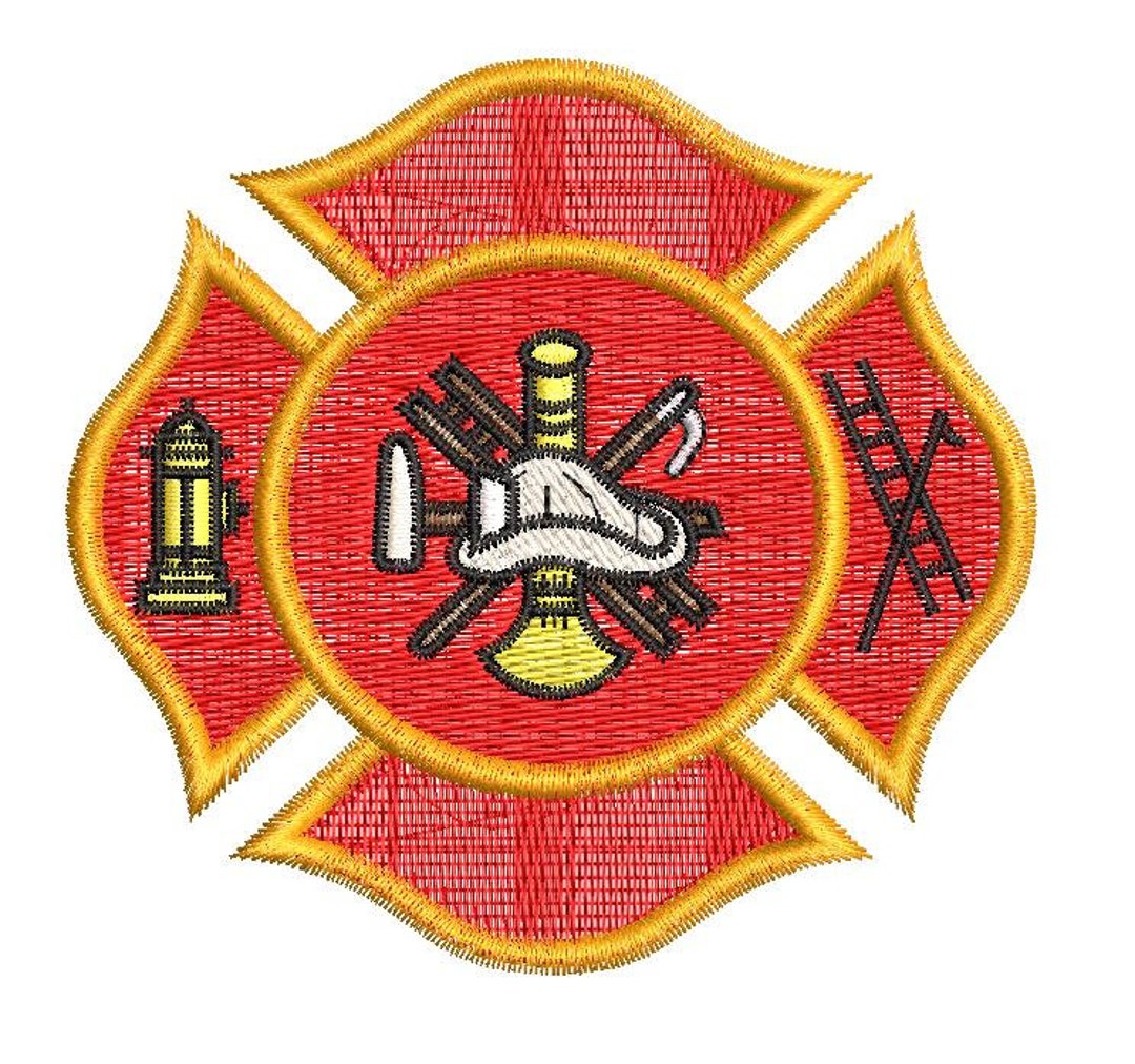 Firemen Logo - Machine Embroidery Design, Embroidery Designs, Machine ...