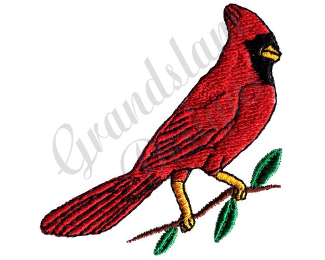 Cardinal - Machine Embroidery Design - Etsy