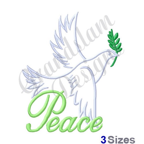 Holy Spirit Dove Machine Embroidery Design - Etsy