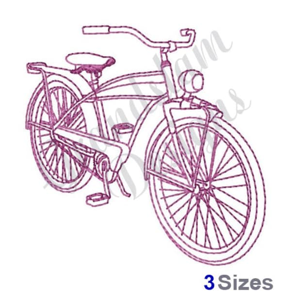 Machine Embroidery Bicycle Designs - Etsy