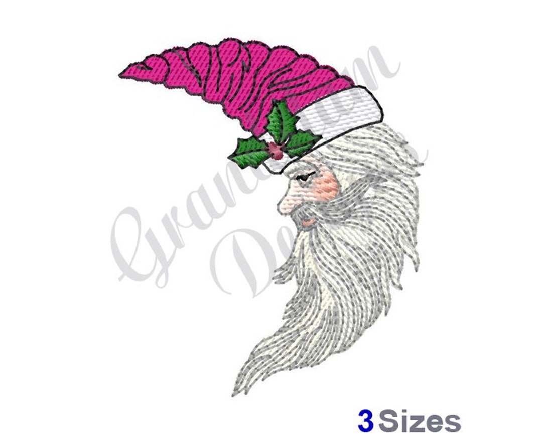 Santa - Machine Embroidery Design, Embroidery Designs, Machine ...