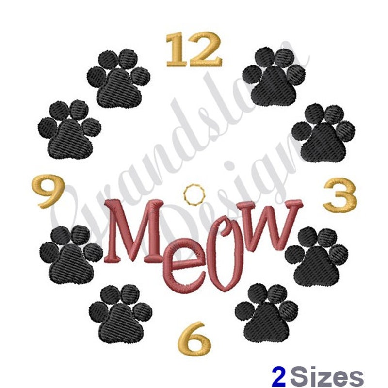 Meowing Cat Clock - Etsy