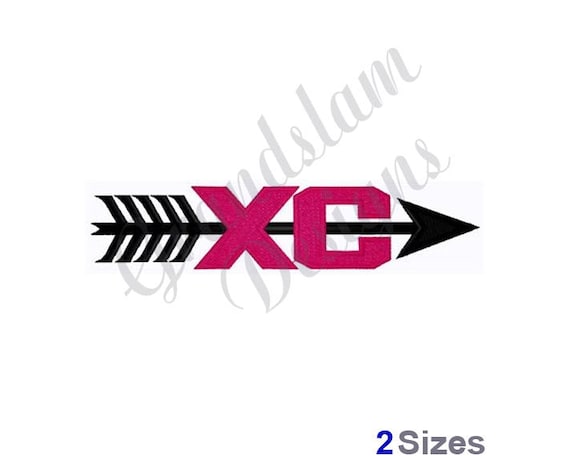 Cross Country Logo Machine Embroidery Design | Etsy