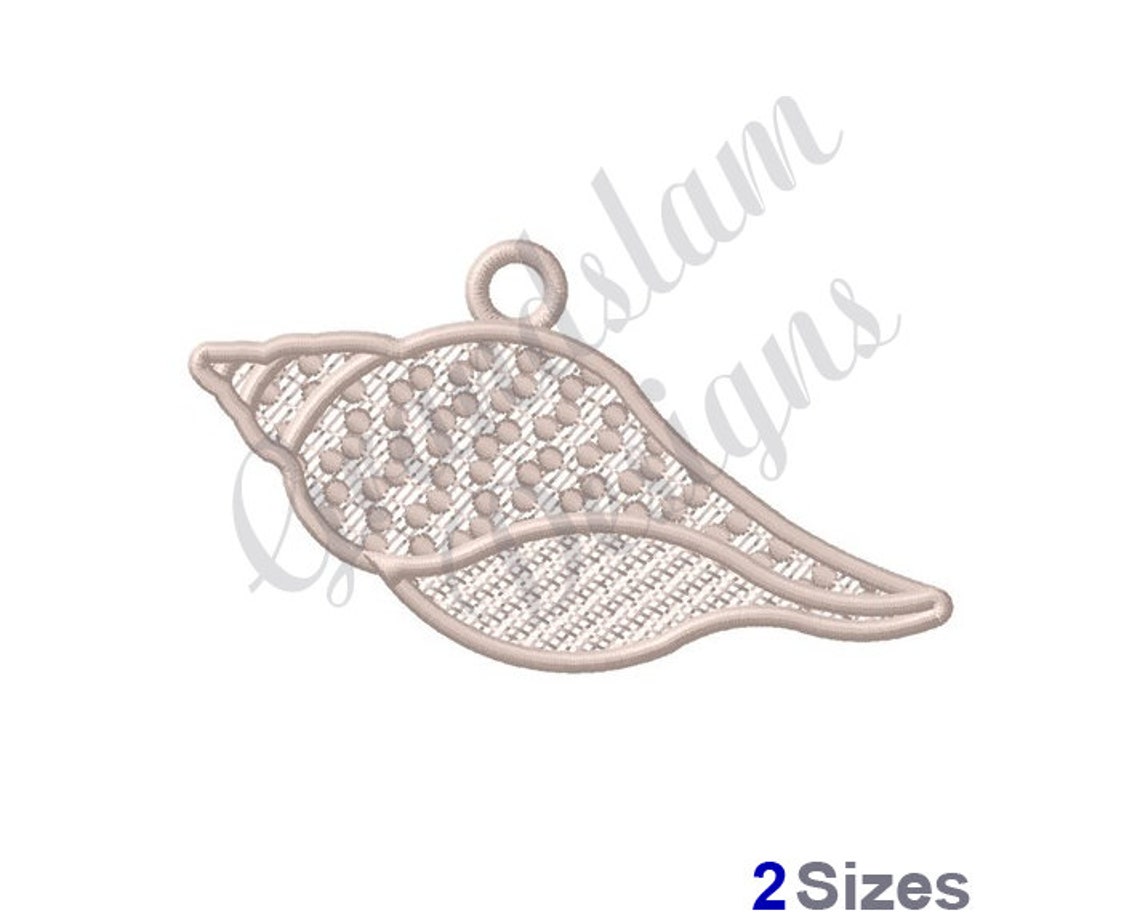 Fsl Spindle Shell - Machine Embroidery Design - Etsy