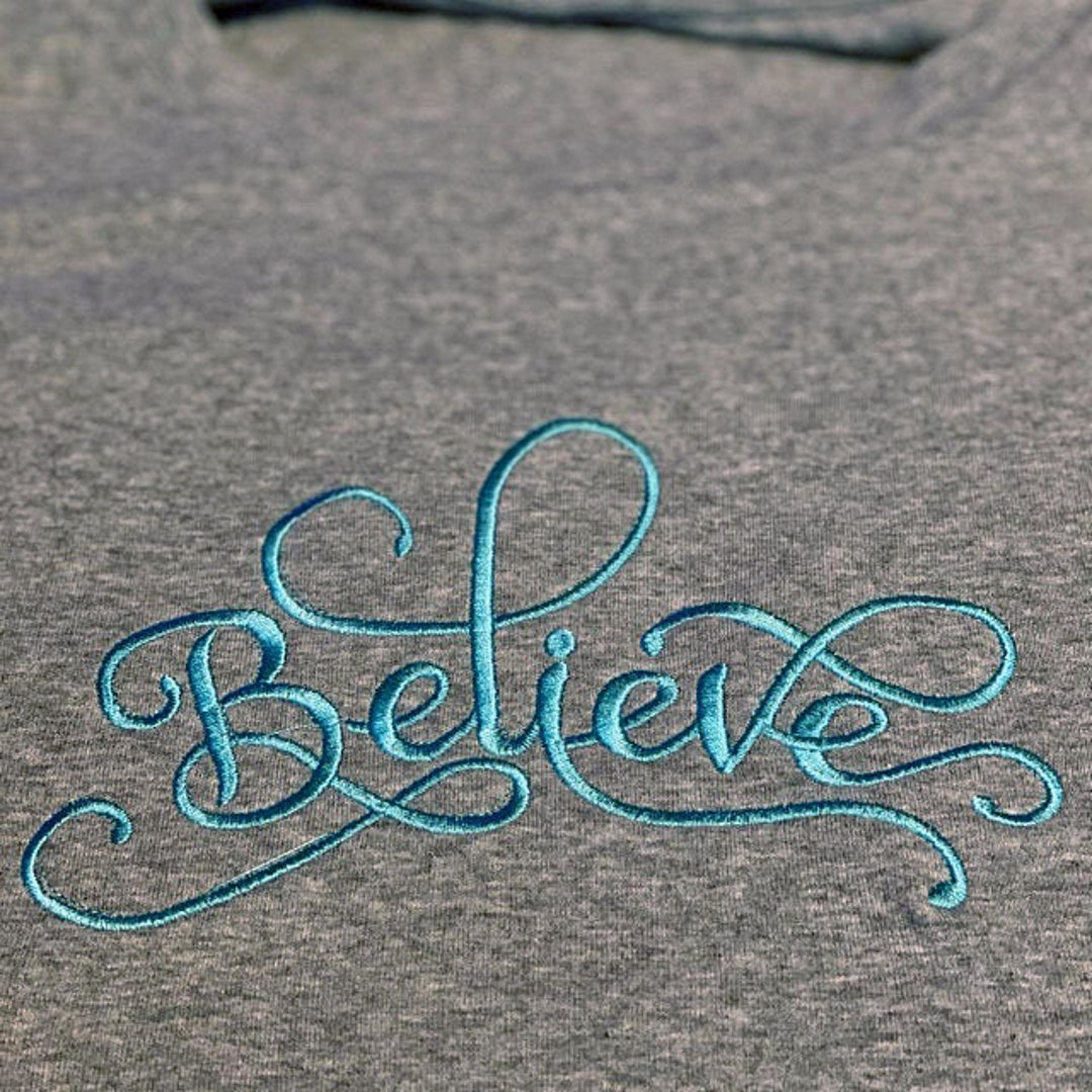 Believe - Machine Embroidery Design, Embroidery Designs, Machine ...