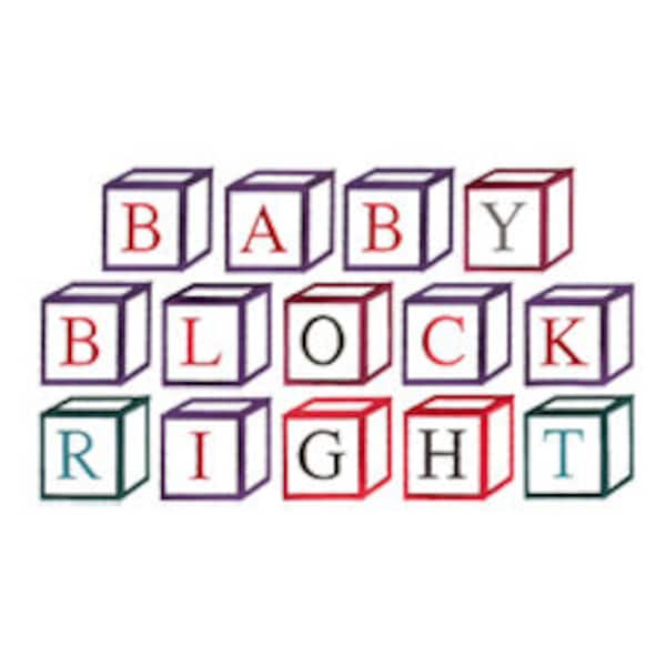 Baby Block Font - Etsy