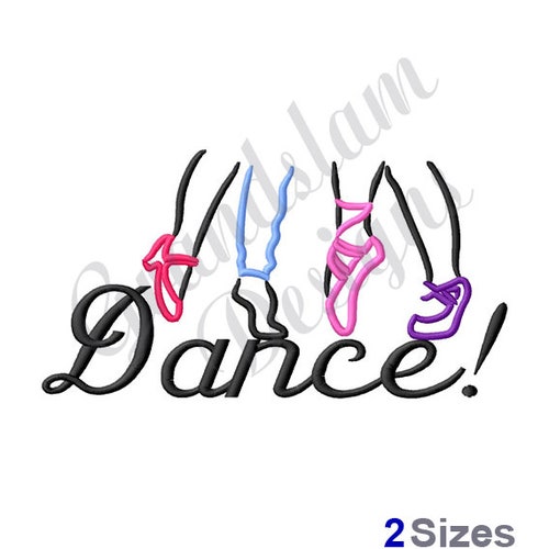 Dancing Embroidery Design Dance Machine Embroidery Designs 4X4 - Etsy