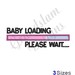 Baby Loading Machine Embroidery Design Embroidery Designs | Etsy