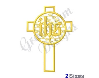 IHS CROSS Machine Embroidery Design Instant Download - Etsy