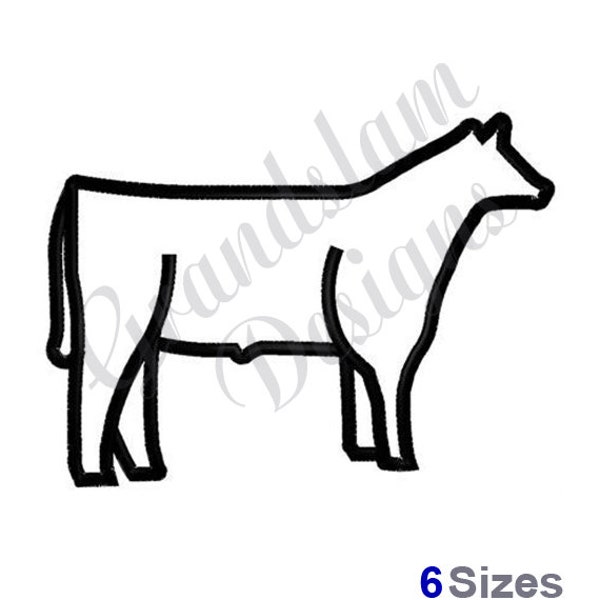 Angus Cow Machine Embroidery Design - Etsy