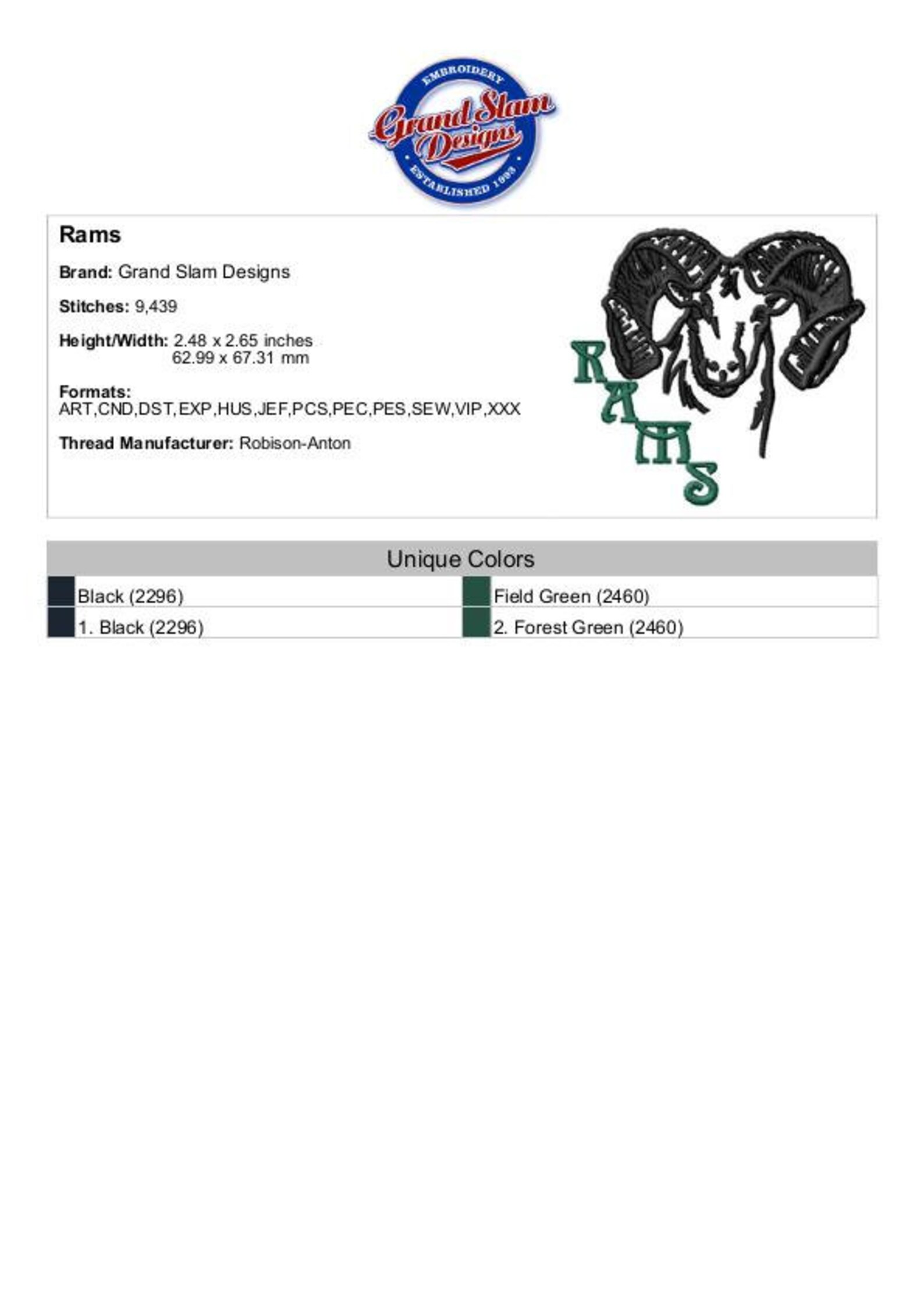 Rams Outline Machine Embroidery Design - Etsy