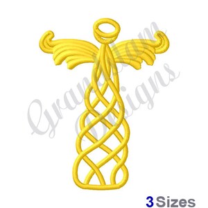 Swirly Angel - Machine Embroidery Design - Etsy