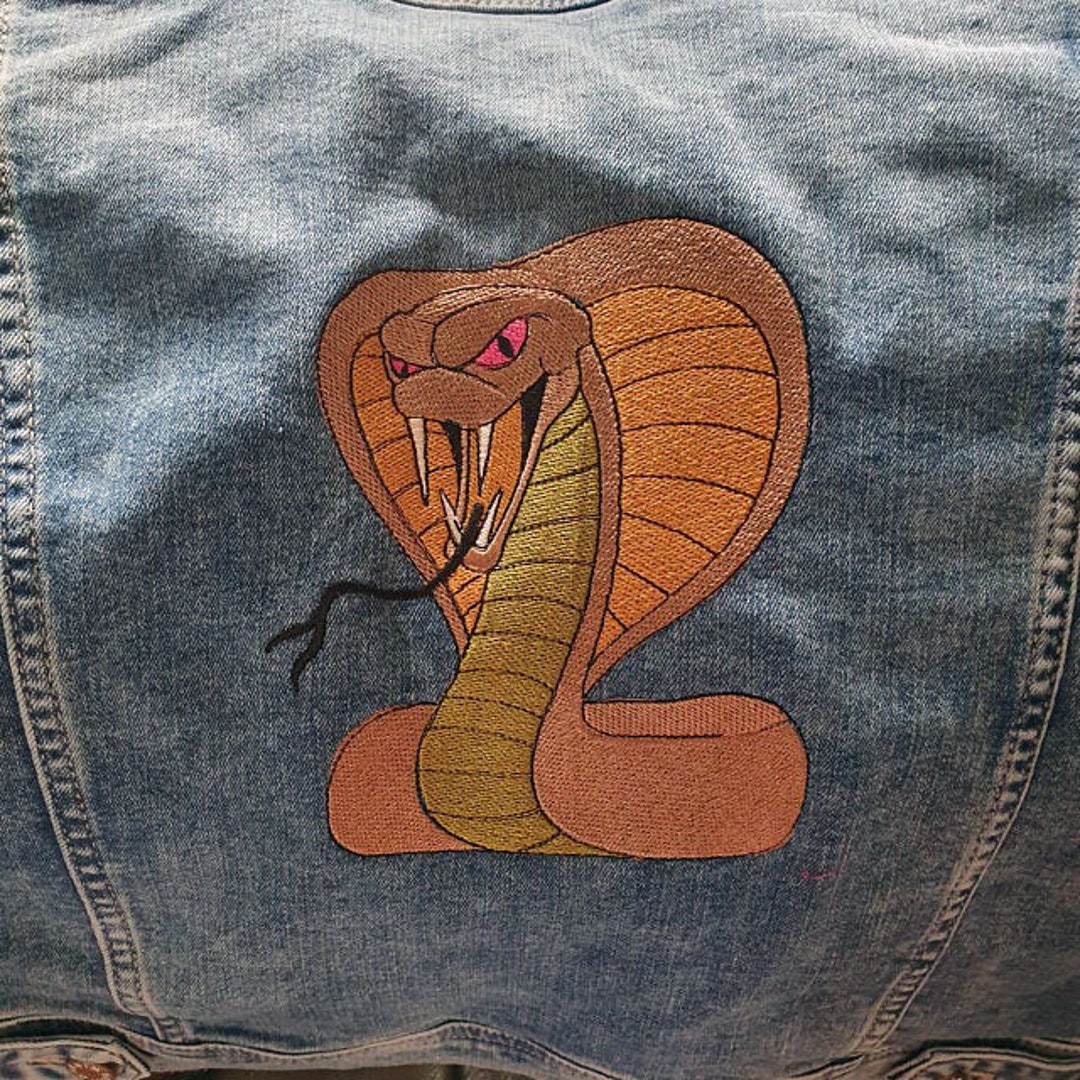 Cobra - Machine Embroidery Design - Etsy