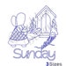 Sunday Church - Machine Embroidery Design - Etsy