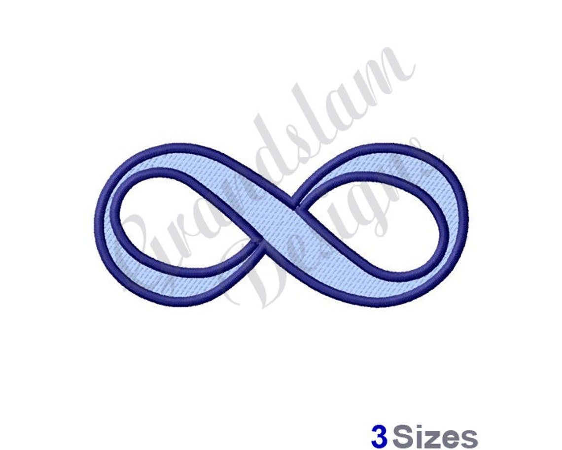 Infinity Symbol Machine Embroidery Design - Etsy