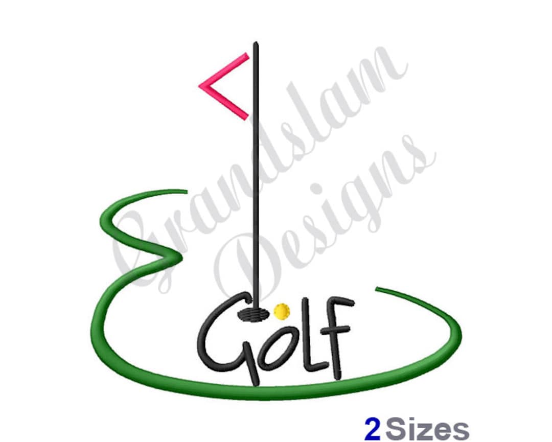 Golf - Machine Embroidery Design, Embroidery Designs, Machine ...