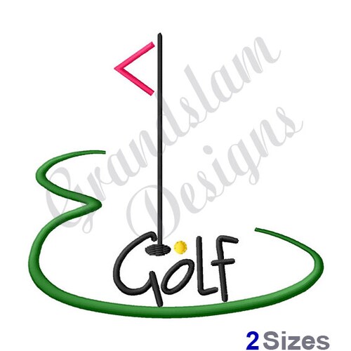 Golf Pro Machine Embroidery Design Embroidery Designs - Etsy