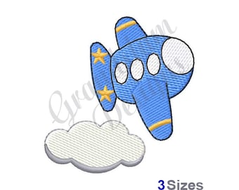 Jet Plane Machine Embroidery Design - Etsy