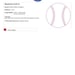 Baseball Outline Redwork Run Stitch- Machine Embroidery Design ...