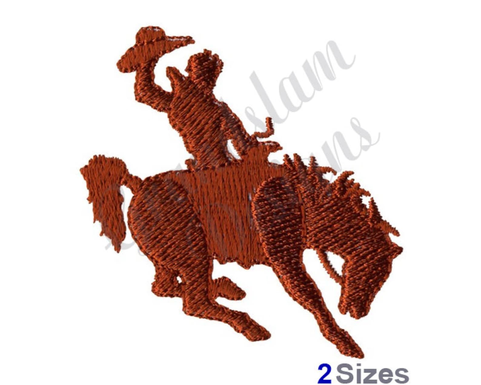 Horse Bucking Bronco Machine Embroidery Design - Etsy