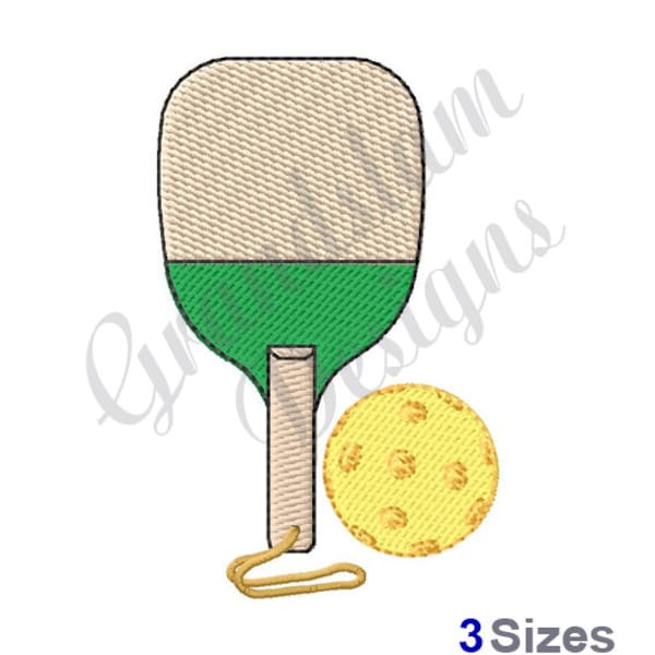 Paddle Ball Embroidery - Etsy