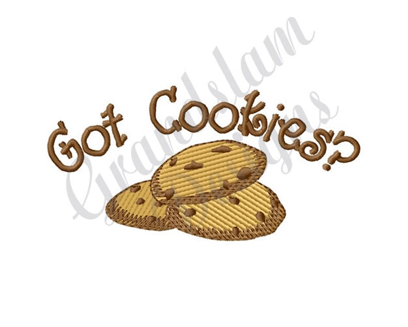 Got Cookies? - Machine Embroidery Design, Embroidery Designs, Machine ...