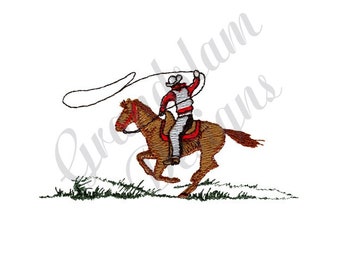 Team Roping Cowboys Silhouette Machine Embroidery Design, Calf Roping ...
