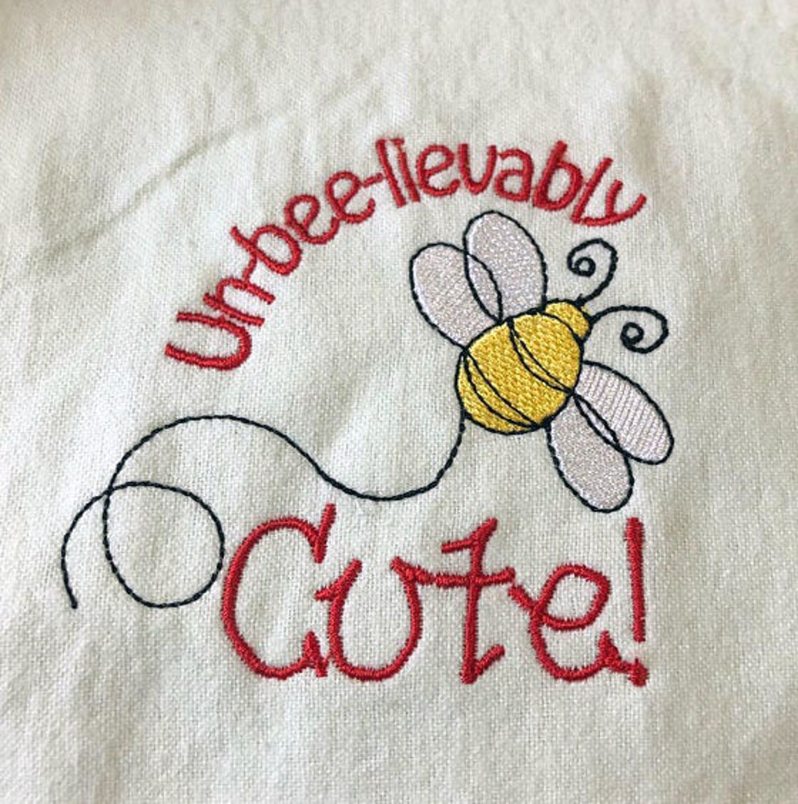 Baby Cute Bee Machine Embroidery Design Embroidery Designs | Etsy
